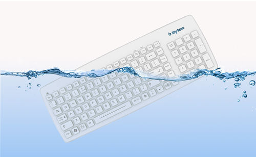 Disinfectable medical keyboard - Aqua-Key - Bytec Healthcare - washable ...