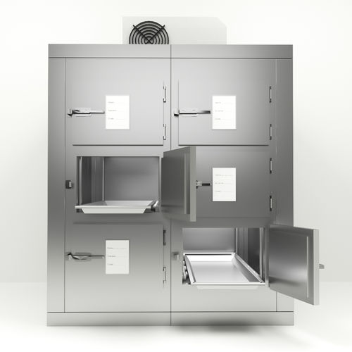 6-body refrigerated mortuary cabinet - KC62 - Hiplaas - front-loading ...
