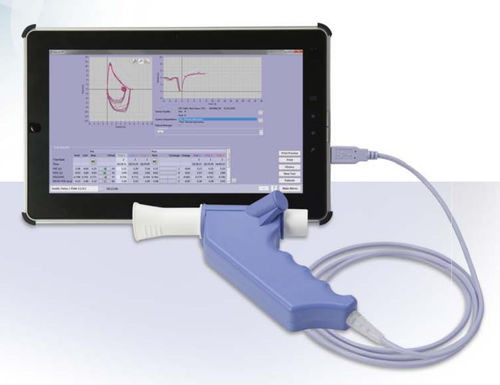 Hand-held spirometer - Easy on-PC - ndd Medical Technologies - computer ...