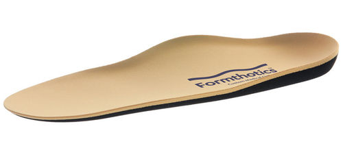 Orthopedic insole with longitudinal arch pad - ShockStop Formthotics ...
