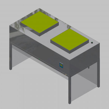 Table laminar flow module - 58131 - Inertec - vertical