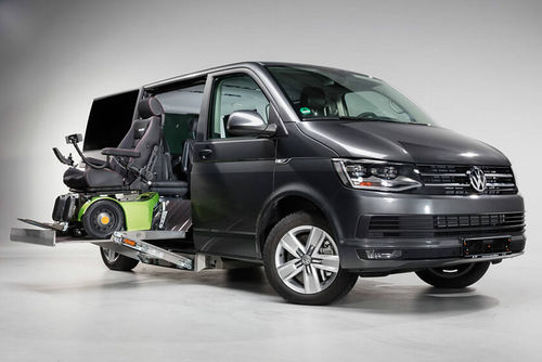 Minivan wheelchair accessible vehicle - VW T6 Premium - PARAVAN - rear ...