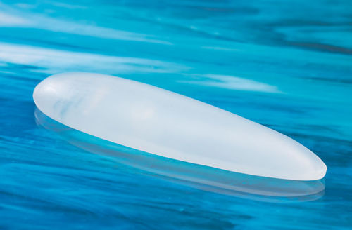 Calf implant - CCB7 - Implantech - anatomical / silicone