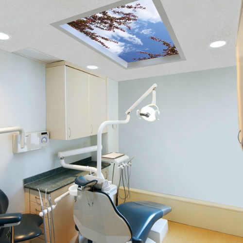 Hospital LED panel - Sky View™ - Sky Factory - ceiling-mounted / with ...