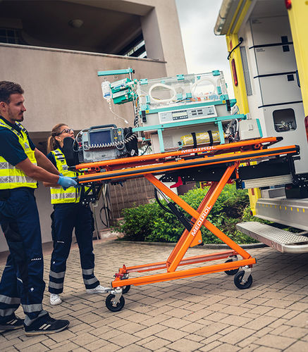 Transport stretcher trolley - Vivera Neotic - Medirol - hydraulic ...
