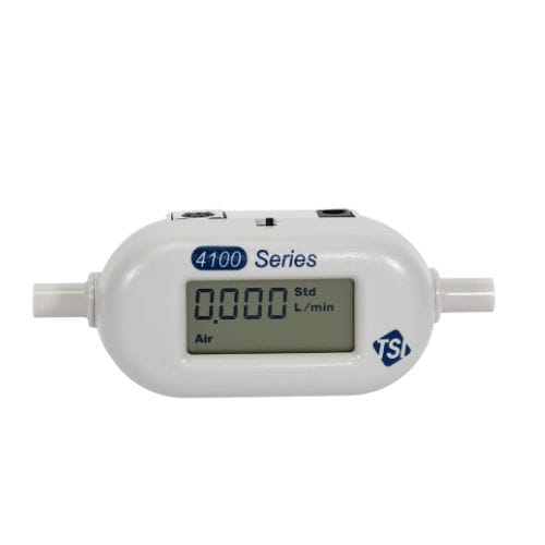 Mass flow meter - 41433 - TSI - gas / for hospitals / with LCD display