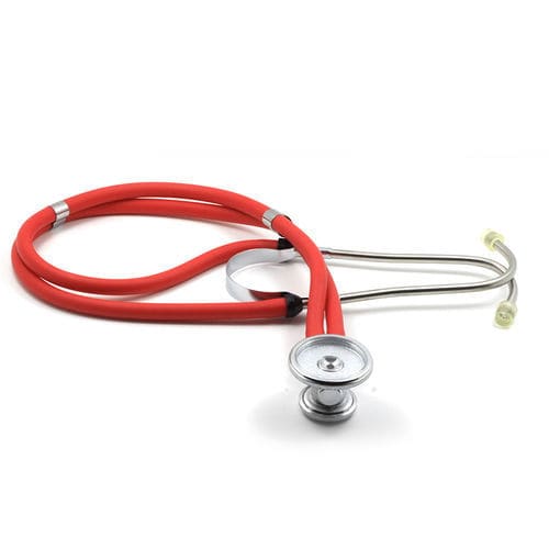 Dual-head stethoscope - MC-410 - Wuxi Medcare Instrument Co., Ltd. - zinc