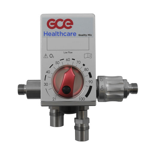 Medical gas blender - GCE Group - oxygen / air / tube flow meter