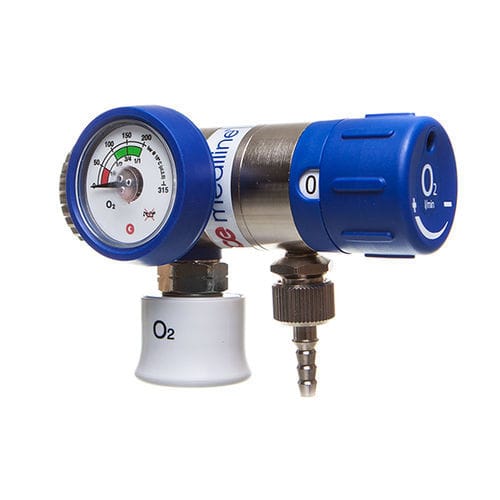 Air pressure regulator - MEDISELECT® II - GCE Group - O2 / N2O / helium
