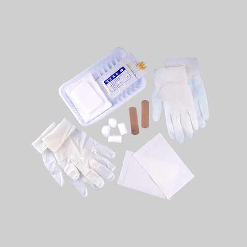 Dialysis medical kit - Jianxi Sanxin Medtec Co., Ltd. - with glove