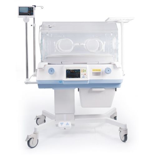 Neonatal incubator on casters - Bistos BT500 - ERTUNÇ ÖZCAN - with monitor