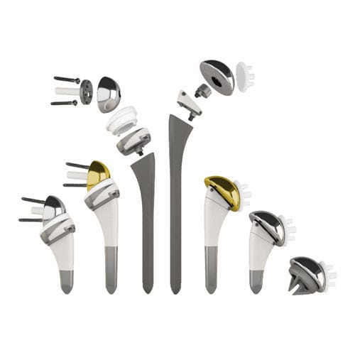 Modular shoulder prosthesis - Medacta - revision / cemented or non-cemented