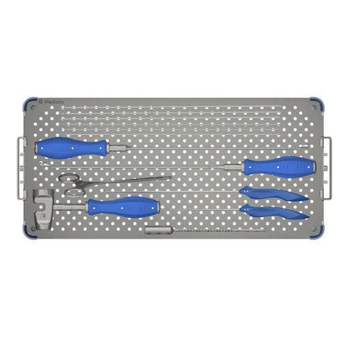 Knee replacement surgery instrument kit - Medacta