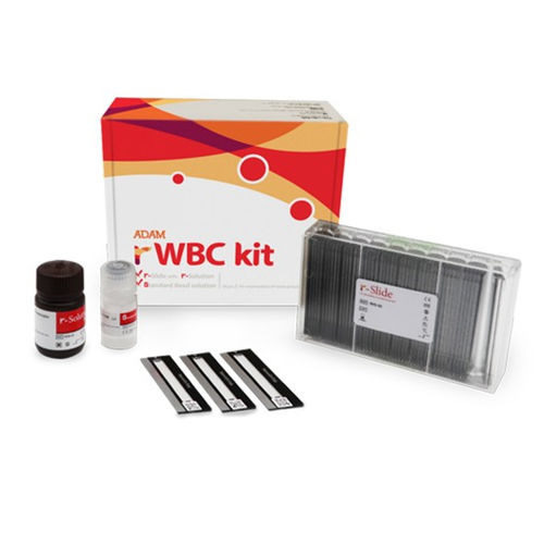 Leukocyte count test kit - ADAM-rWBC - NanoEntek - blood / fluorescence