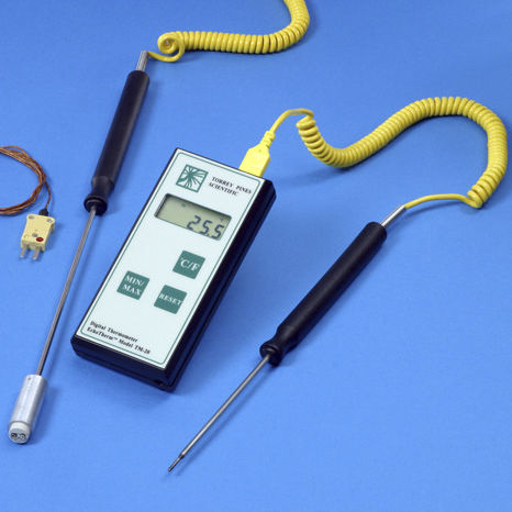 Laboratory thermometer - TM20 - Torrey Pines Scientific - digital / probe