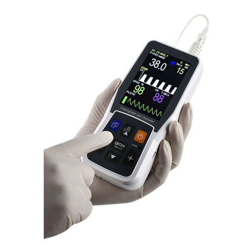 Portable patient monitor - PC-900B - Lepu Medical - compact / etCO2 / SpO2