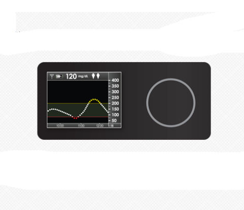 Continuous blood glucose meter - G4® PLATINUM - Dexcom - wireless ...