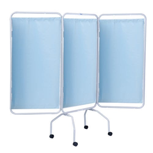 Portable hospital privacy screen - Privess™ Basic - Champion - 3-panel ...