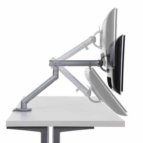 Desk monitor support arm - Flo - Herman Miller - medical / articulated