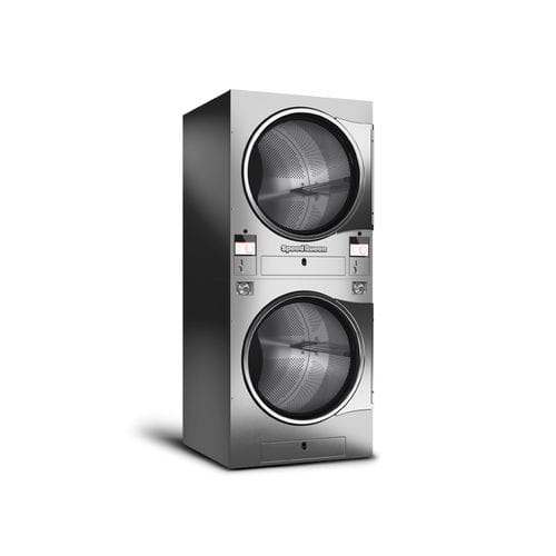 Front-loading clothes dryer - Stack Tumble - Speed Queen - electric