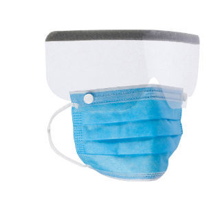 Surgical mask with visor - Critical Cover® Combo® - ALPHA PROTECH - box ...