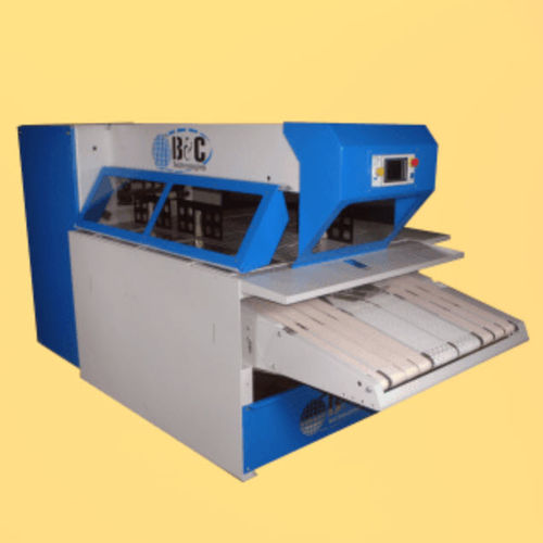 Sheet folder with stacking system - PF series - B&C Technologies