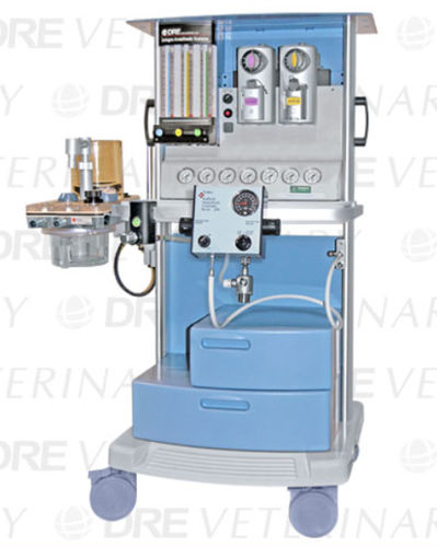 Veterinary anesthesia workstation - Integra SP II - DRE Veterinary - trolley-mounted / with ...