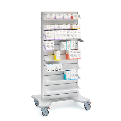 Suture cart - S32OSC - Solaire Medical - storage / with shelf / open ...