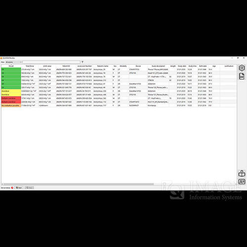 Medical imaging software - iQ-DOSE - IMAGE Information Systems ...
