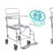Shower chair - JH2036A-1 - Juvo Solutions - with armrests / on casters ...