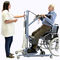 Electric stander - BLUE EASYLEV - Nausicaa Medical - manual / walking