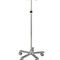 Wall-mounted IV pole - SR series - Çağdaş Medical - on casters / 4-hook