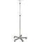 Wall-mounted IV pole - SR series - Çağdaş Medical - on casters / 4-hook