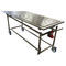 Hydraulic embalming table - Envair - on casters / stainless steel