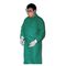 Unisex visitor gown - TNT - DOTFOX - white / green