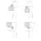 Medical facility door closer - Briton 2700 - Allegion - concealed in frame