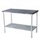 Laboratory table - SPU - Zapovit - rectangular / stainless steel ...