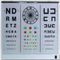 Illuminated eye chart - OPT101 - MC Saber