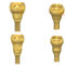 Titanium implant abutment - ORBIT - BIONICA - internal / straight / screw