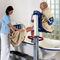 Shower chair - Alenti® - Arjo - with armrests / with cutout seat / with ...