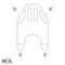 Patient lift sling - G202-64-2S - Horcher Medical Systems - with head ...