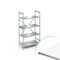 4-shelf shelving unit - RS-N25-GS/1000×500×1800 - Hupfer Metallwerke ...