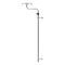Wall-mounted IV pole - I2002612 - provita medical - 4-hook / with ...