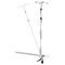 Wall-mounted IV pole - I1000252 - provita medical - rail-mounted / 4 ...