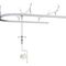 Rail-mounted IV pole - I1001352 - provita medical - ceiling-mounted / 4 ...