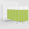 Mobile hospital privacy screen - 06313-DT-L - Silentia - folding