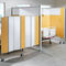 Fixed hospital privacy screen - DAYLIGHT TOP - Silentia - folding