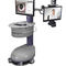 Battery-powered telemedicine cart - ClinicalAccess® - GlobalMed - height-adjustable / with ...