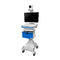 Telehealth cart with drawer - DCT-TC6 - Lund Industries - height-adjustable / battery-powered