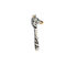 Pediatric reflex hammer - Zebra - PediaPals
